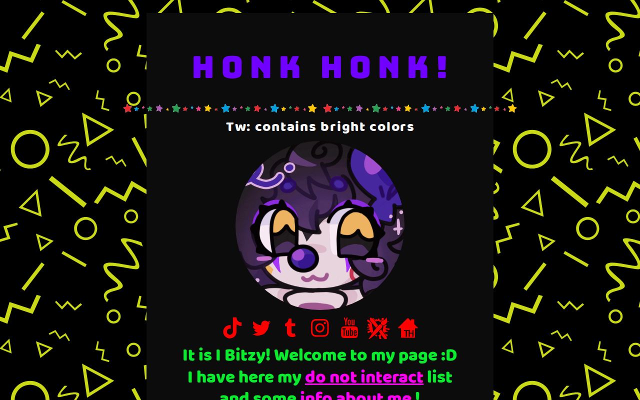 BITZY’S PAGE